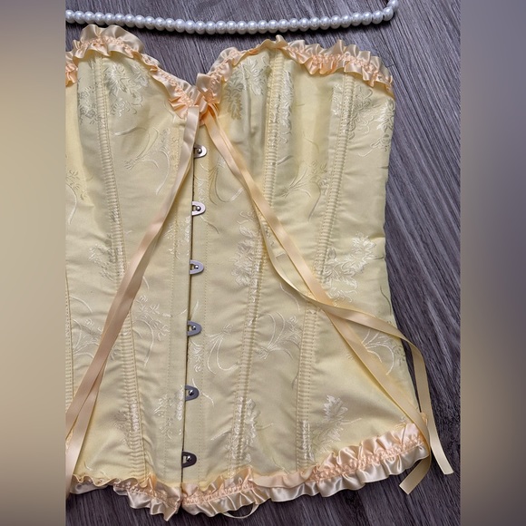 Tops | New Yellow Bustier Corset | Poshmark
